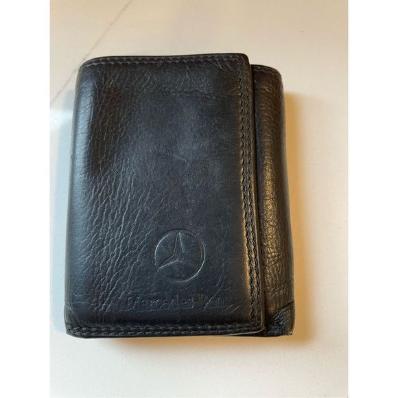 Fossil | Bags | Vintage Mercedes Benzembossed Fossil Black Leather ...